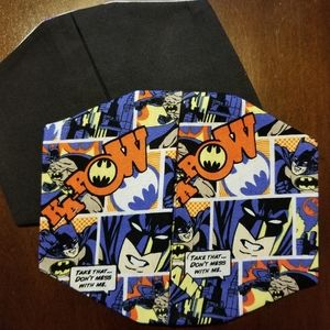 Hand Crafted | Accessories | Batman Comic Strip Kids Cotton Facemask ...